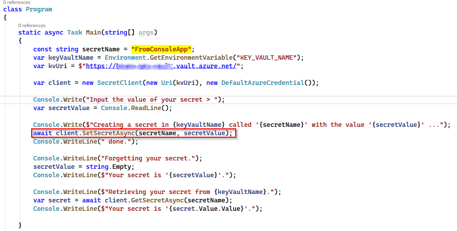 Azure Key Vault Secret client library vs Azure Key Vault Reference ...